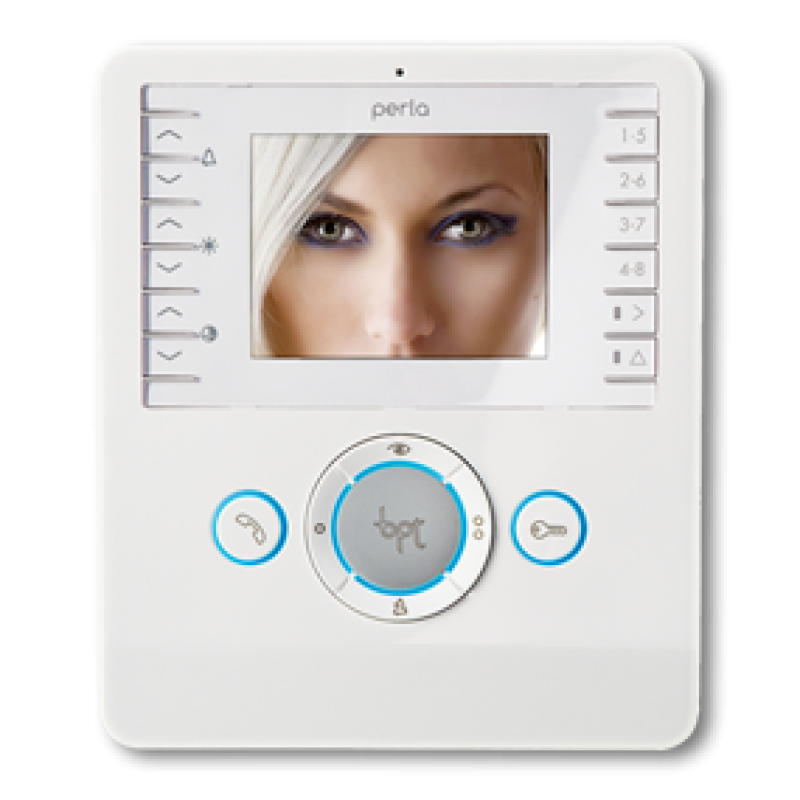 BPT PERLA Videocitofono vivavoce colore bianco PER SISTEMI X1, XIP E 300